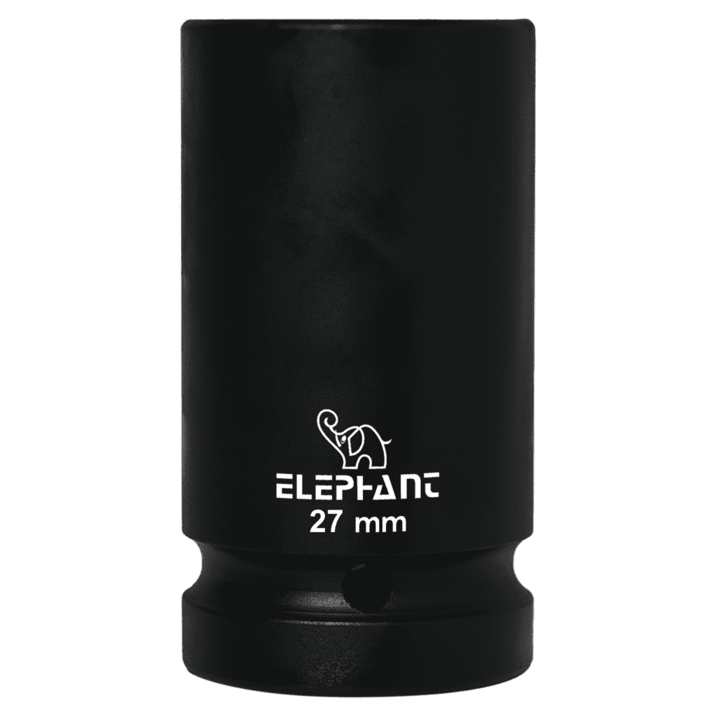 Elephant 1" Square Drive 6-Point STD Impact Sockets Size 27mm, Length ...