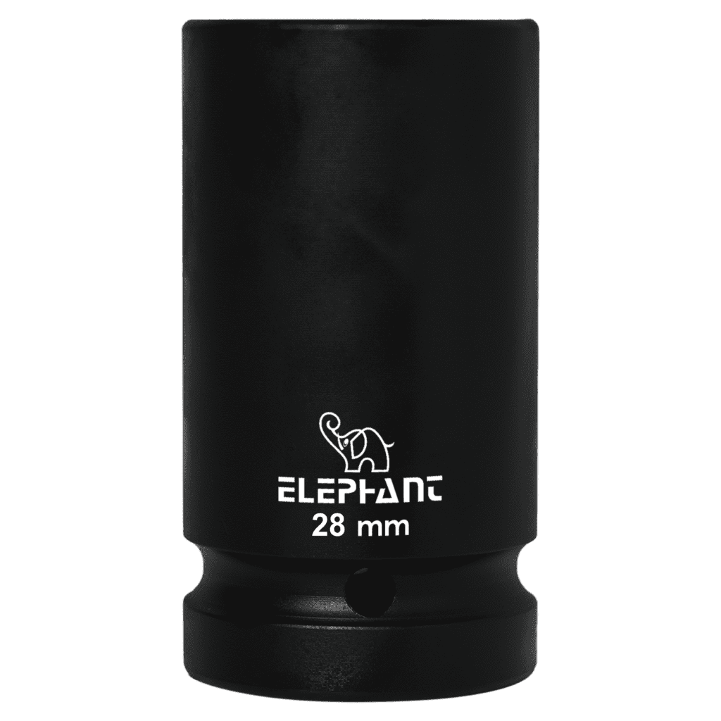 Elephant 1" Square Drive 6-Point STD Impact Sockets Size 28mm, Length ...