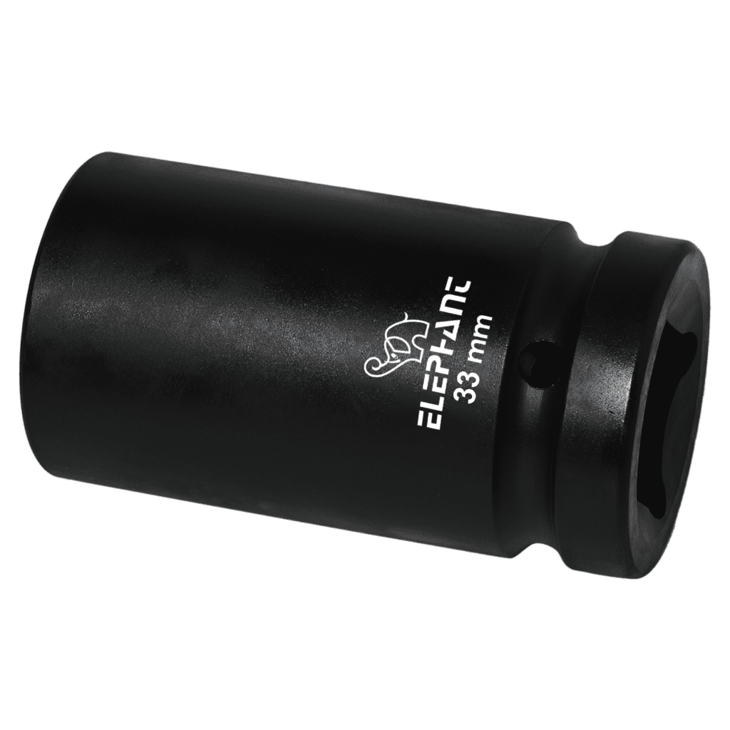 Elephant 1" Square Drive 6-Point STD Impact Sockets Size 33mm, Length ...